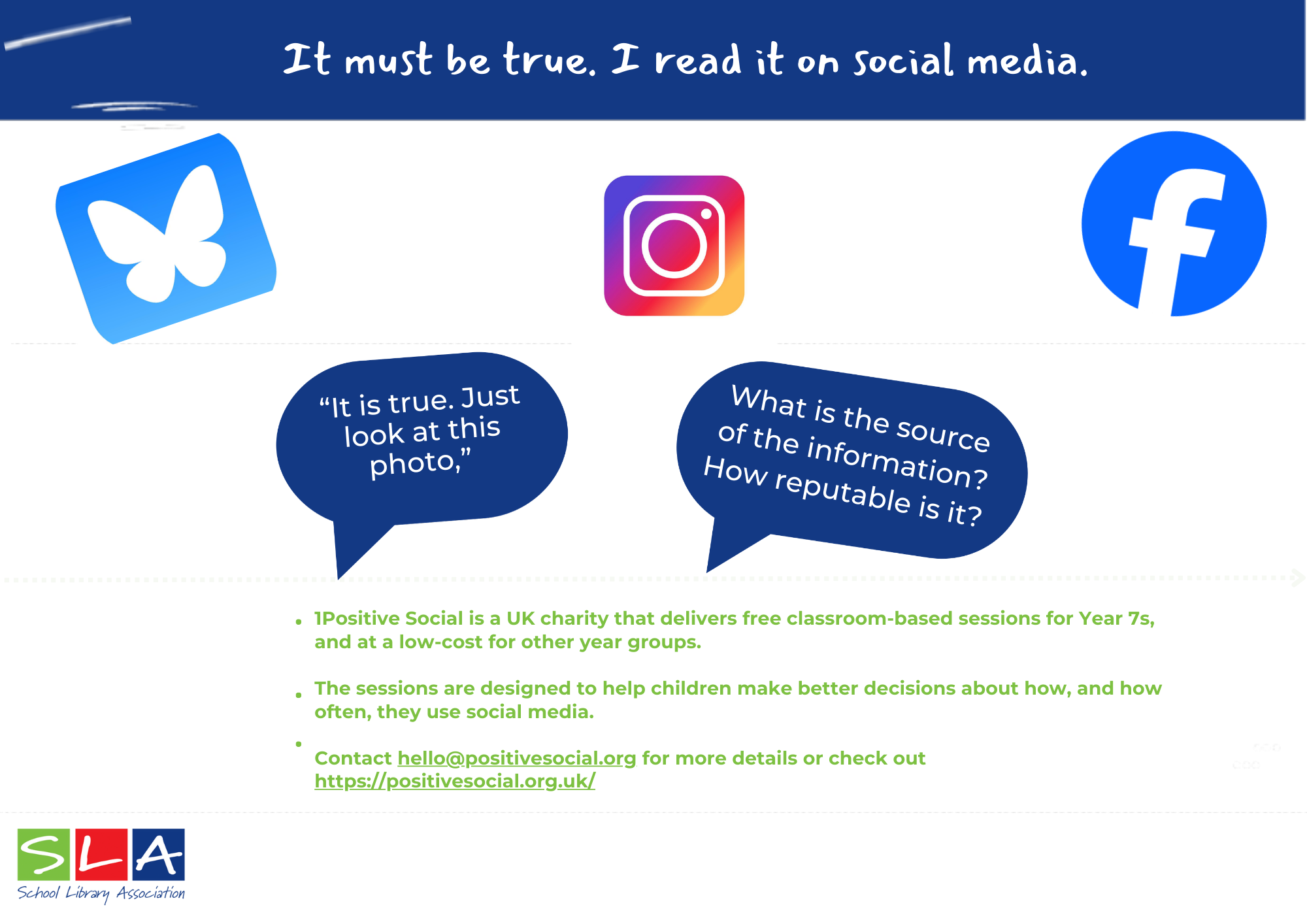 It must be true. I read it on social media